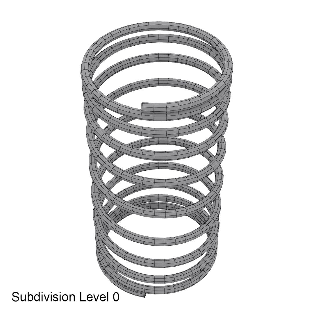 3d Metal Springs