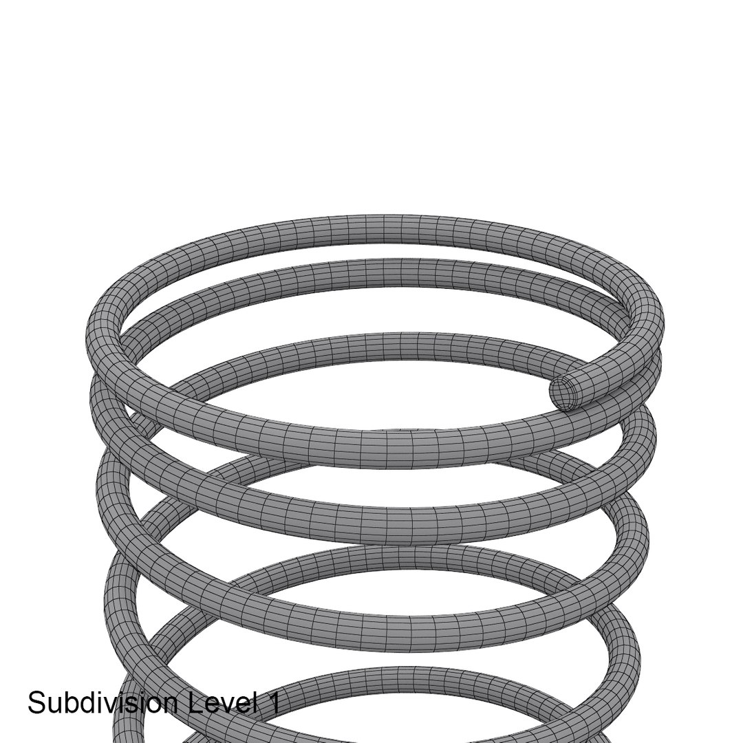 3d Metal Springs
