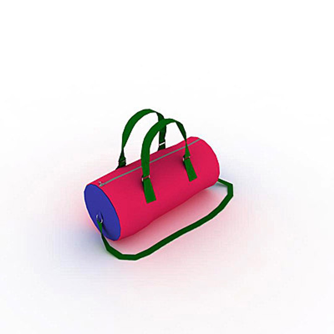 3d Kids Bag Model