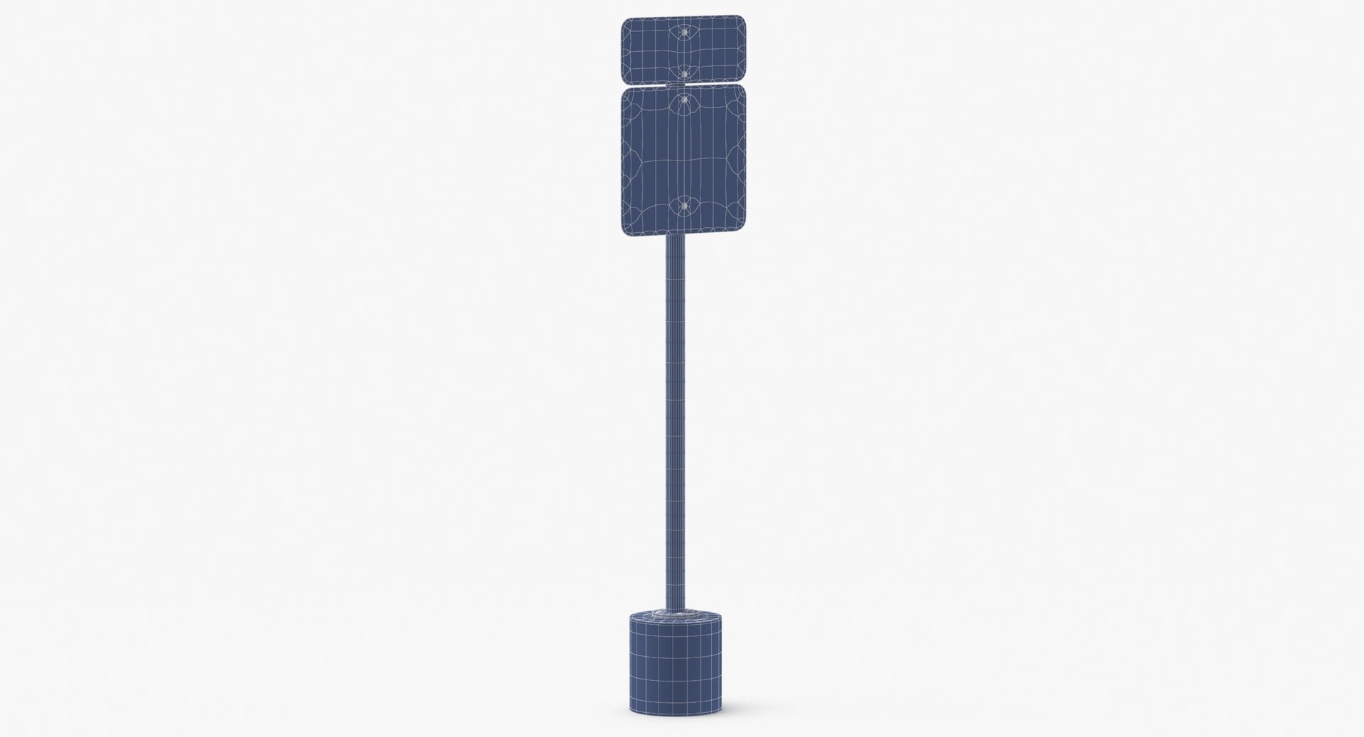 3D Model Route Highway Signs Cylinder, Square And U Shape - TurboSquid ...