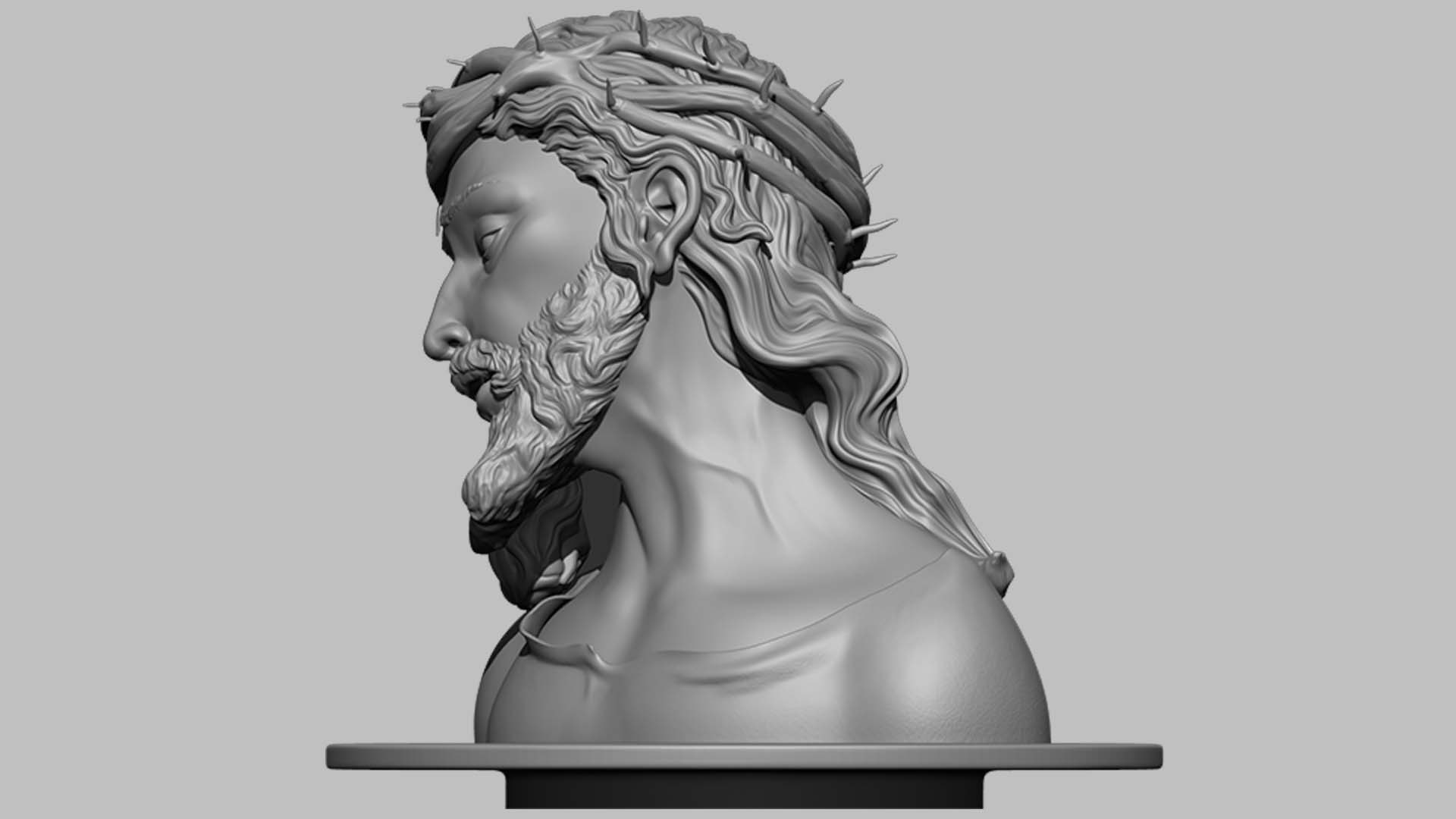 3D Jesus Christ STL Sculpture For 3D Printing Model - TurboSquid 2408001
