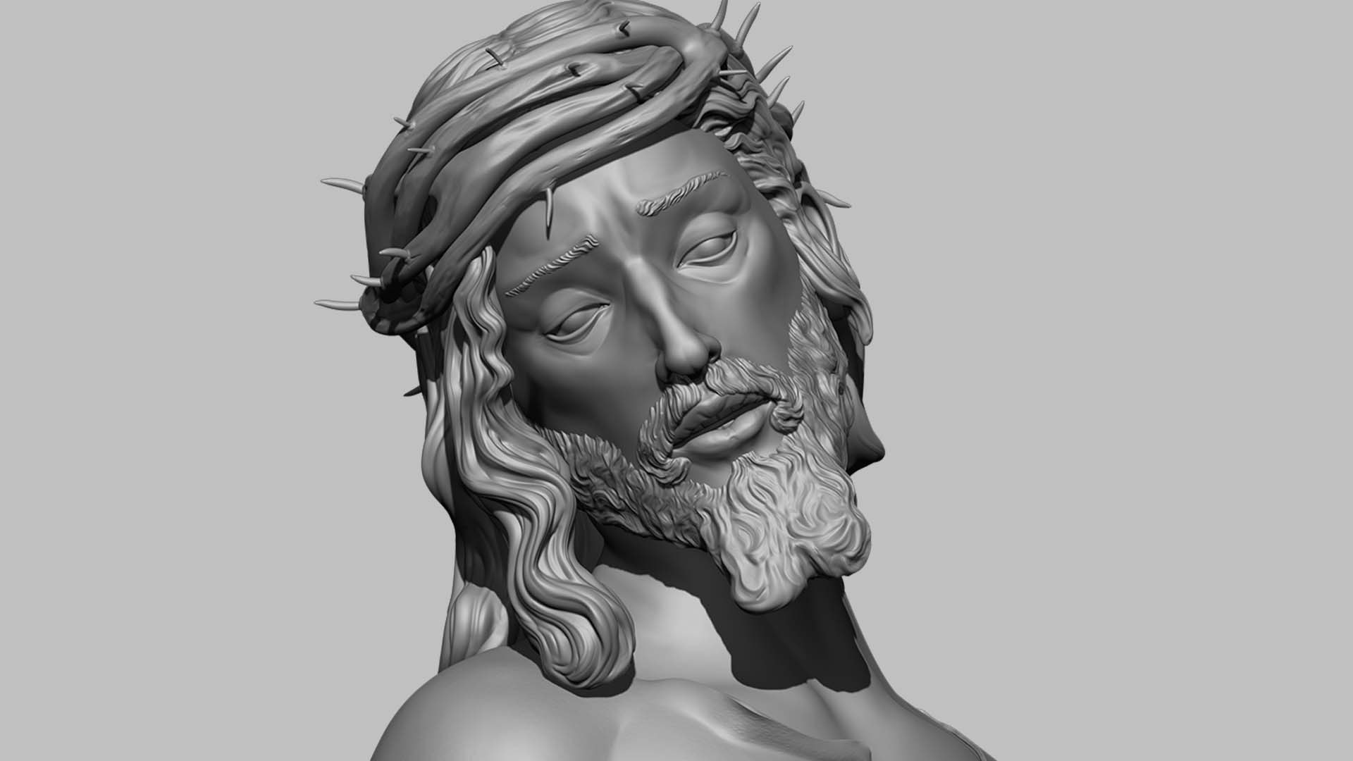 3D Jesus Christ STL Sculpture For 3D Printing Model - TurboSquid 2408001