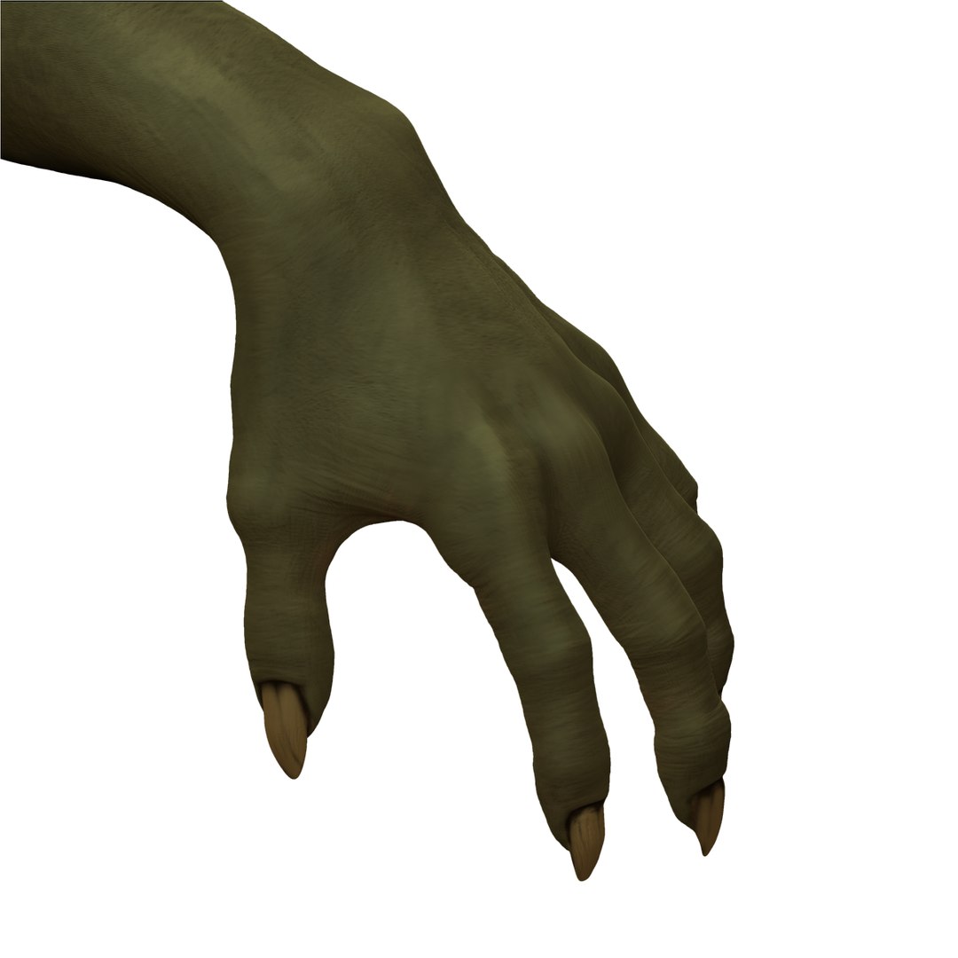 Free Orc Hand 3d Model