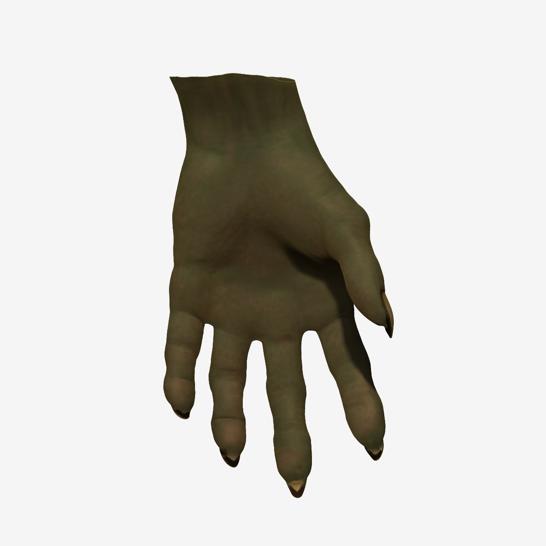 Free Orc Hand 3d Model