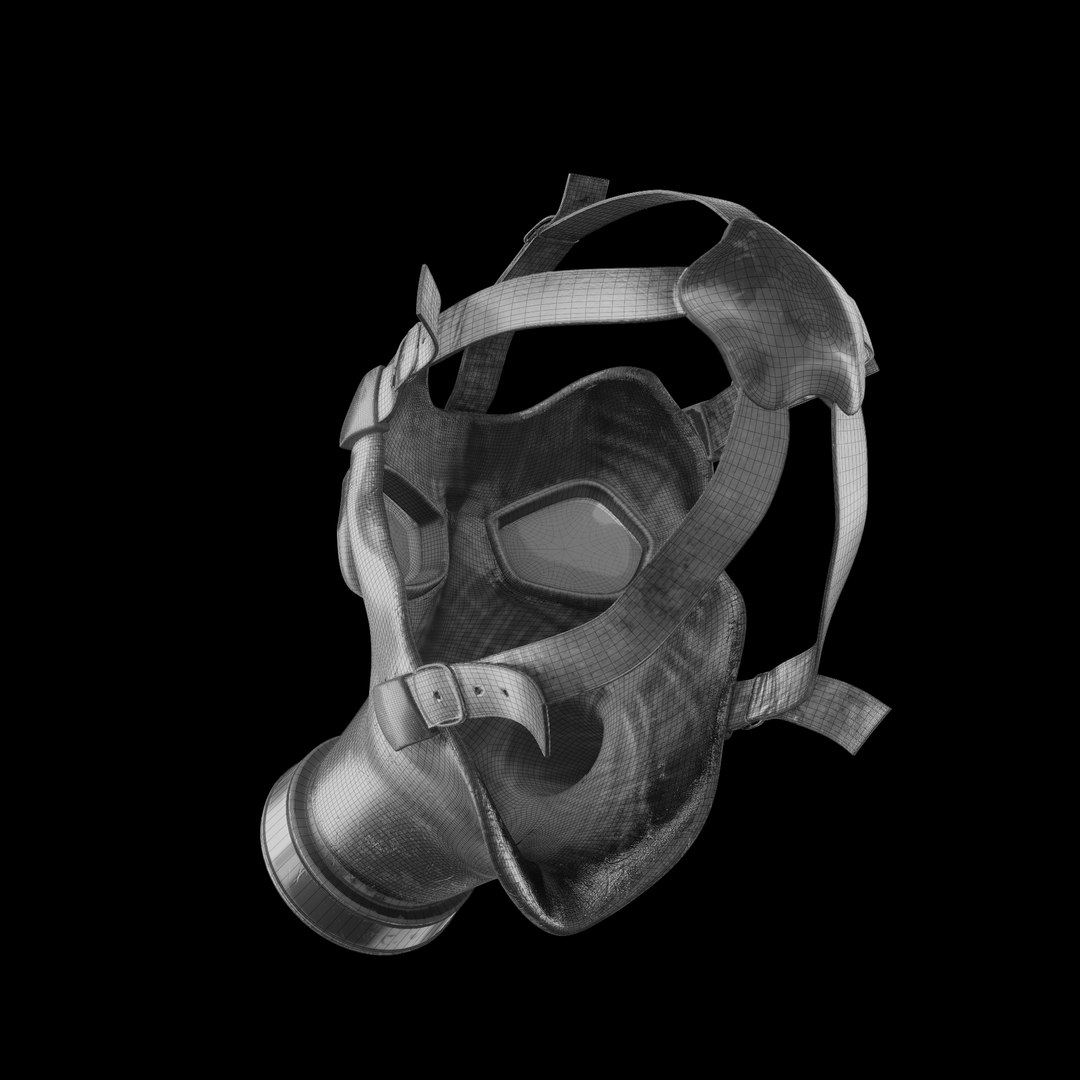 3D Gas Mask - Psycho Mantis Adult - TurboSquid 2127427