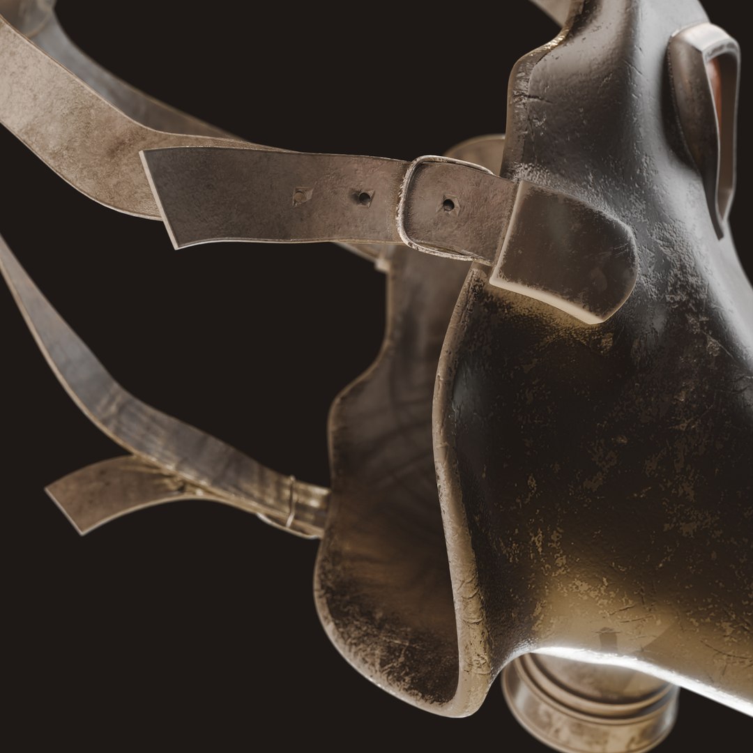 3D Gas Mask - Psycho Mantis Adult - TurboSquid 2127427