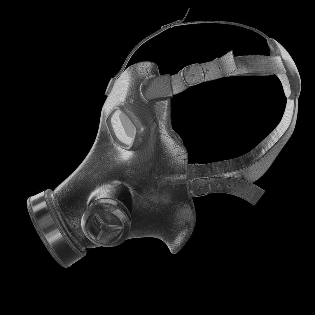 3D Gas Mask - Psycho Mantis Adult - TurboSquid 2127427