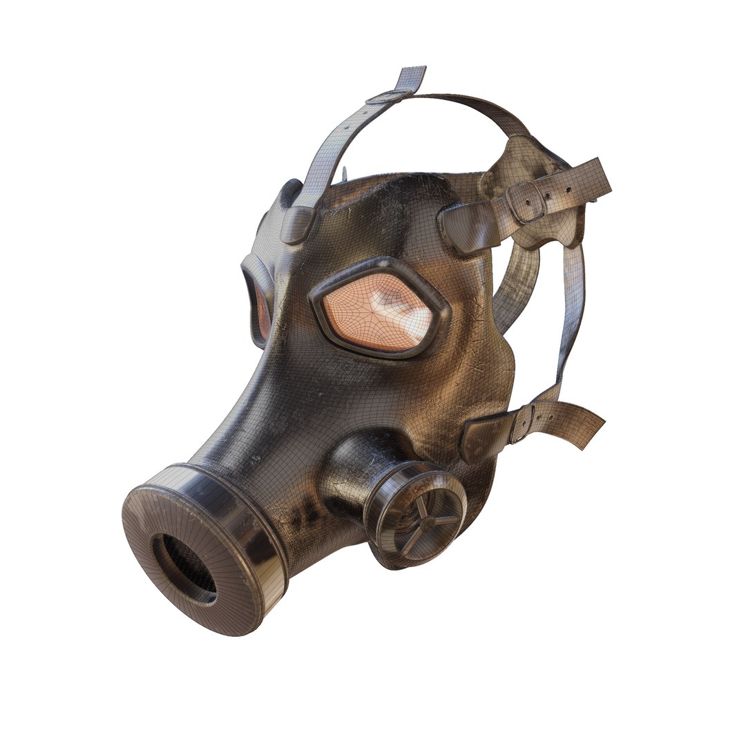 3D Gas Mask - Psycho Mantis Adult - TurboSquid 2127427