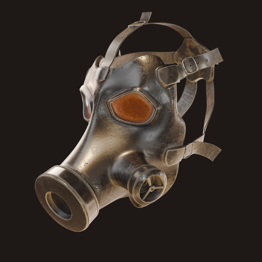 3D Gas Mask - Psycho Mantis Adult - TurboSquid 2127427