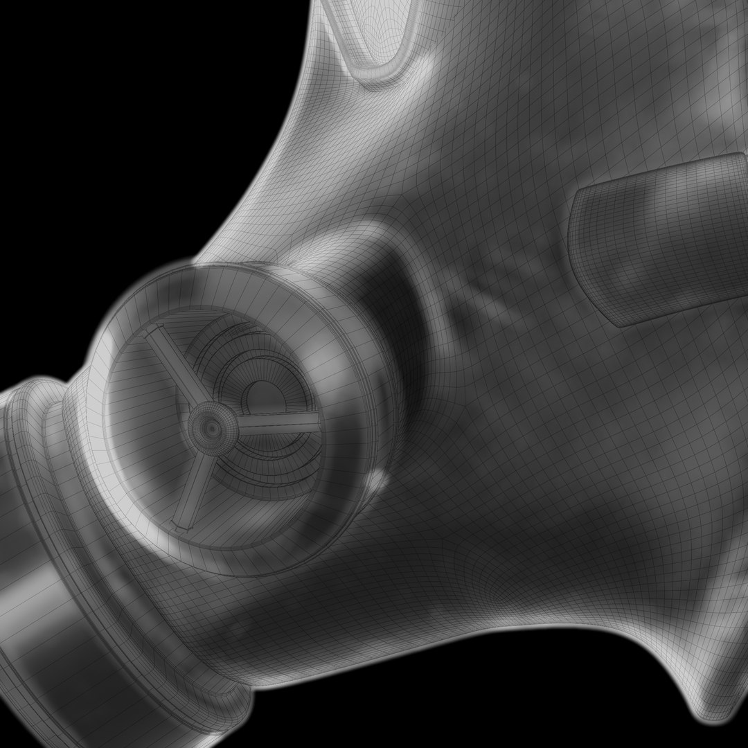 3D Gas Mask - Psycho Mantis Adult - TurboSquid 2127427