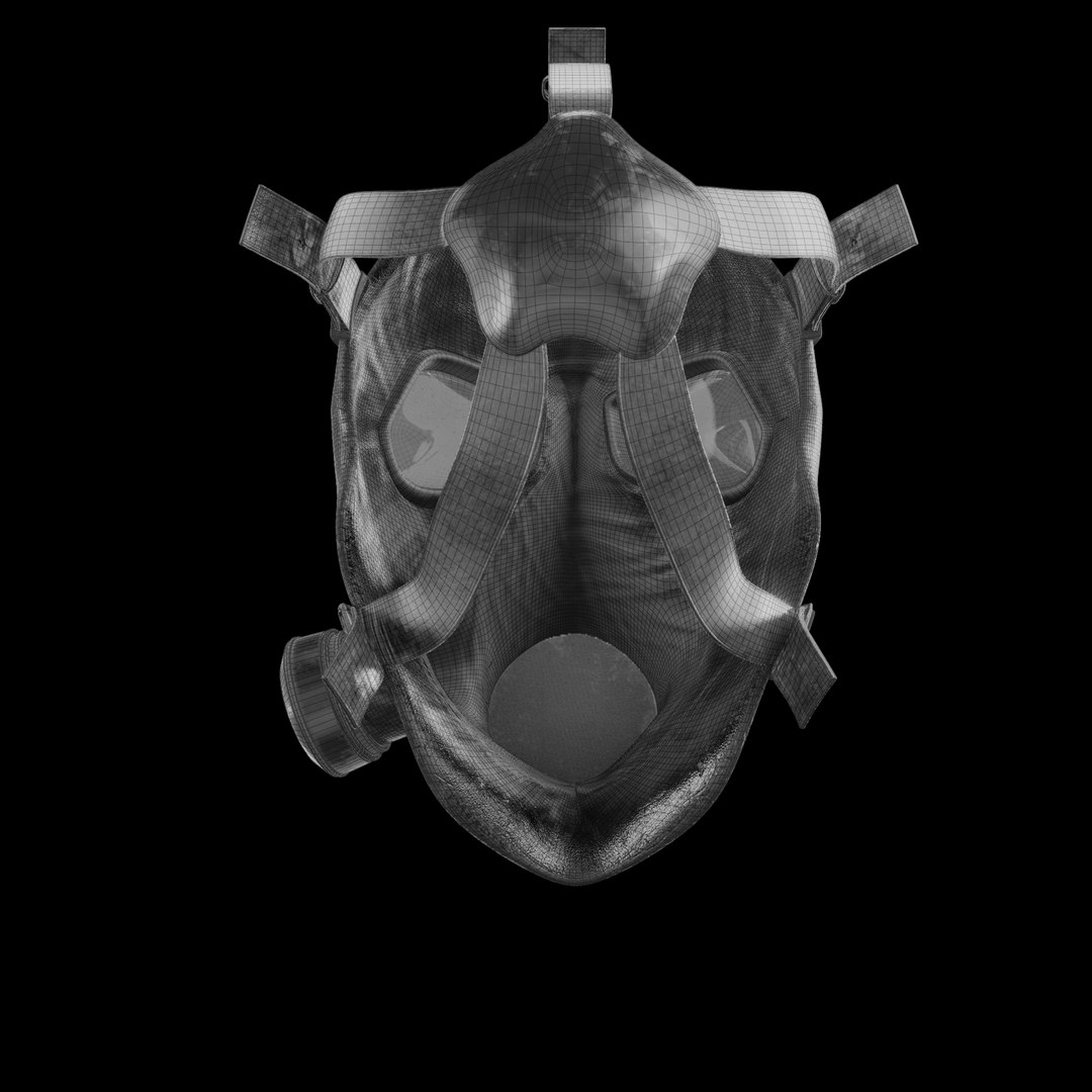 3D Gas Mask - Psycho Mantis Adult - TurboSquid 2127427