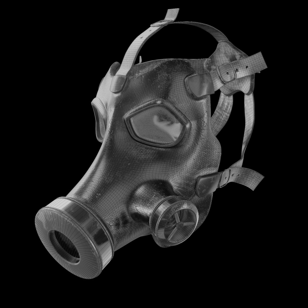 3D Gas Mask - Psycho Mantis Adult - TurboSquid 2127427