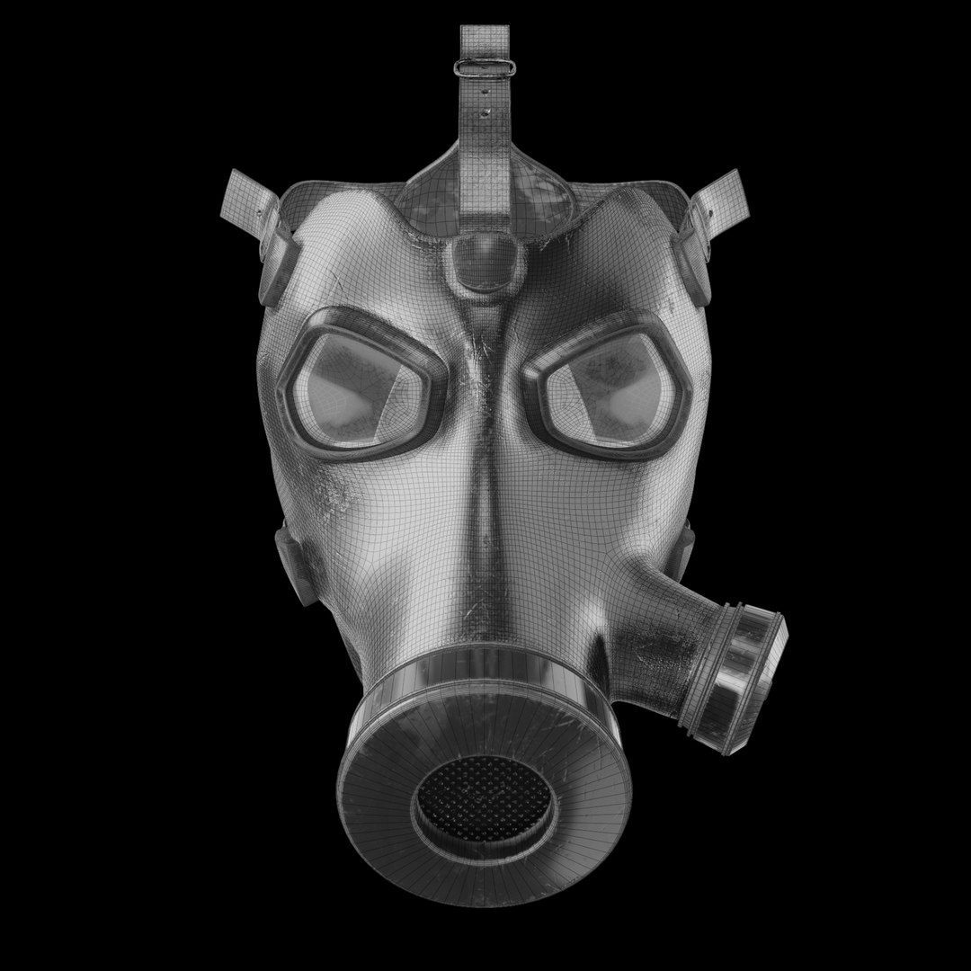 3D Gas Mask - Psycho Mantis Adult - TurboSquid 2127427