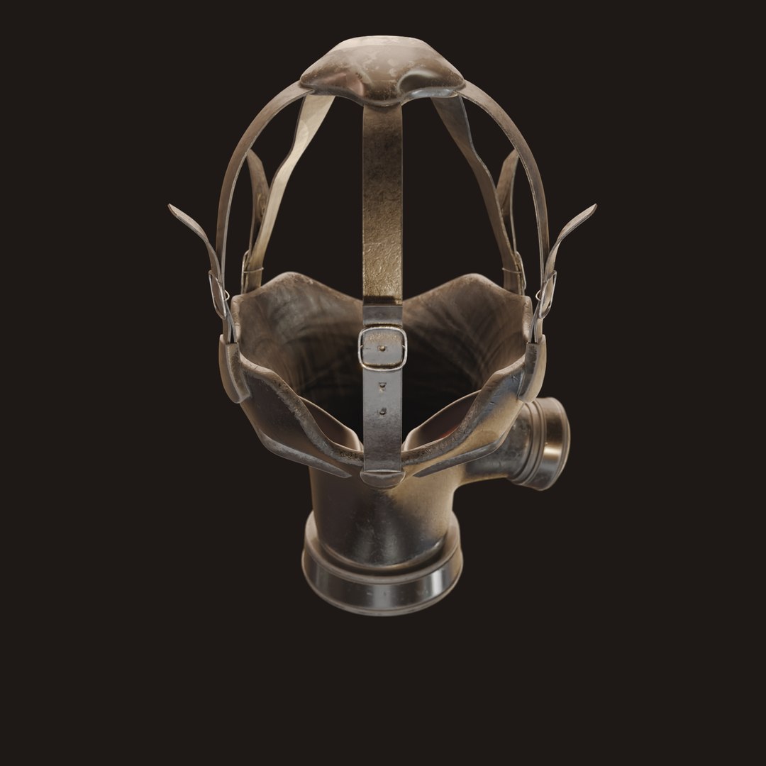 3D Gas Mask - Psycho Mantis Adult - TurboSquid 2127427