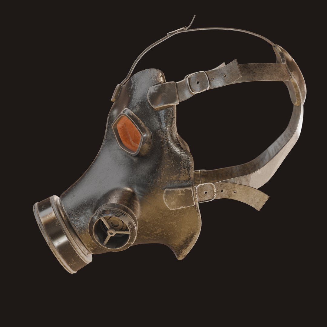 3D Gas Mask - Psycho Mantis Adult - TurboSquid 2127427