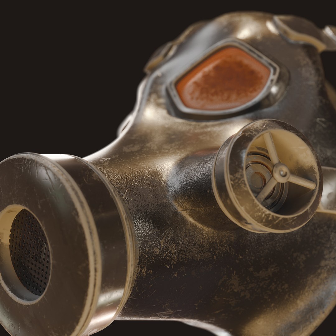 3D Gas Mask - Psycho Mantis Adult - TurboSquid 2127427