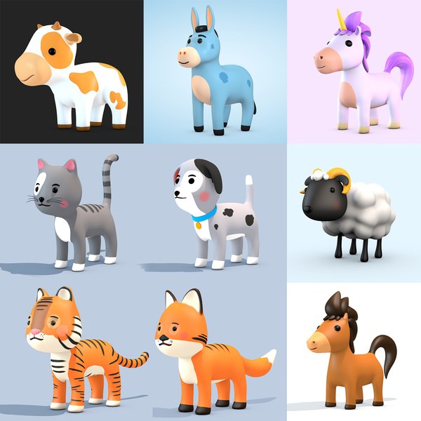 Cartoon Cat Cinema 4D Models for Download | TurboSquid