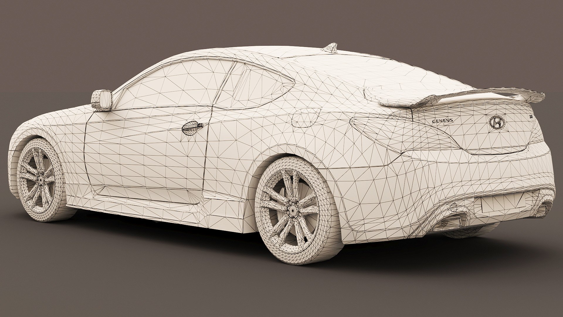 Hyundai Genesis Couple 2010 3D - TurboSquid 2044203