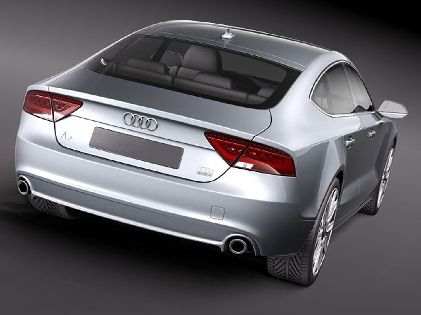 Audi A7 Sportback Luxury 3d Model