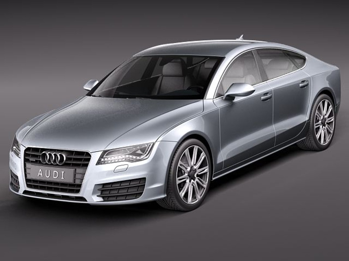 Audi A7 Sportback Luxury 3d Model