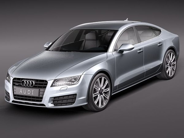 audi a7 sportback luxury 3d model