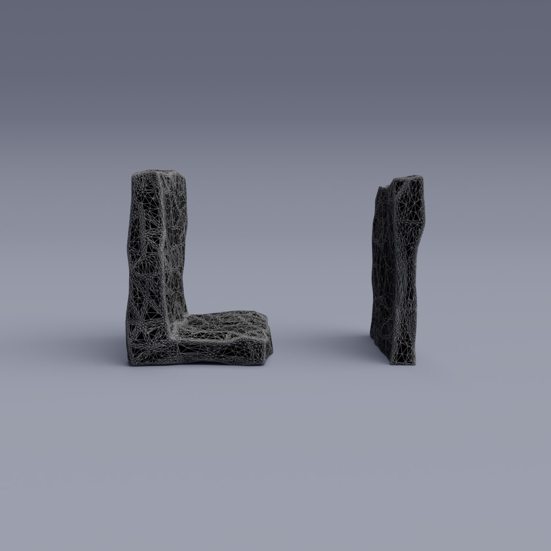 Letter L 3D Model - TurboSquid 1373828