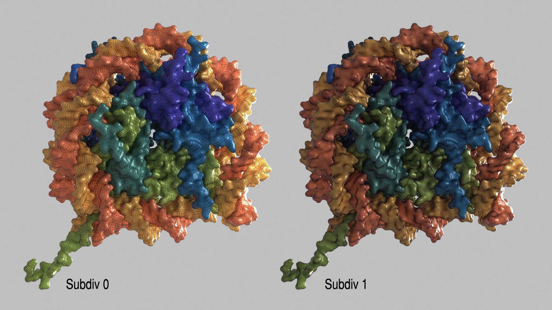 3D Nucleosome with DNA - TurboSquid 2095781