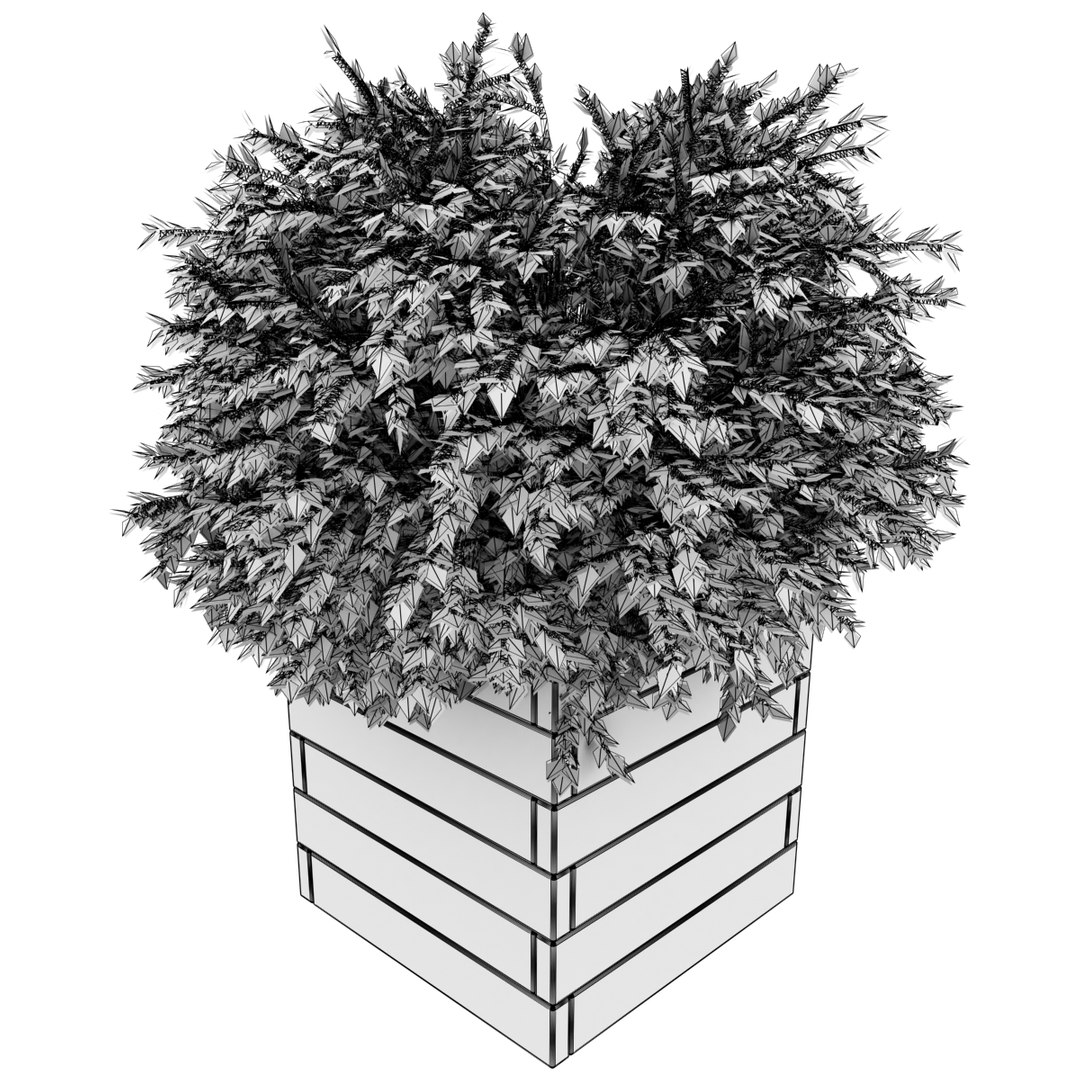 Planter Box 3D Model - TurboSquid 1301068
