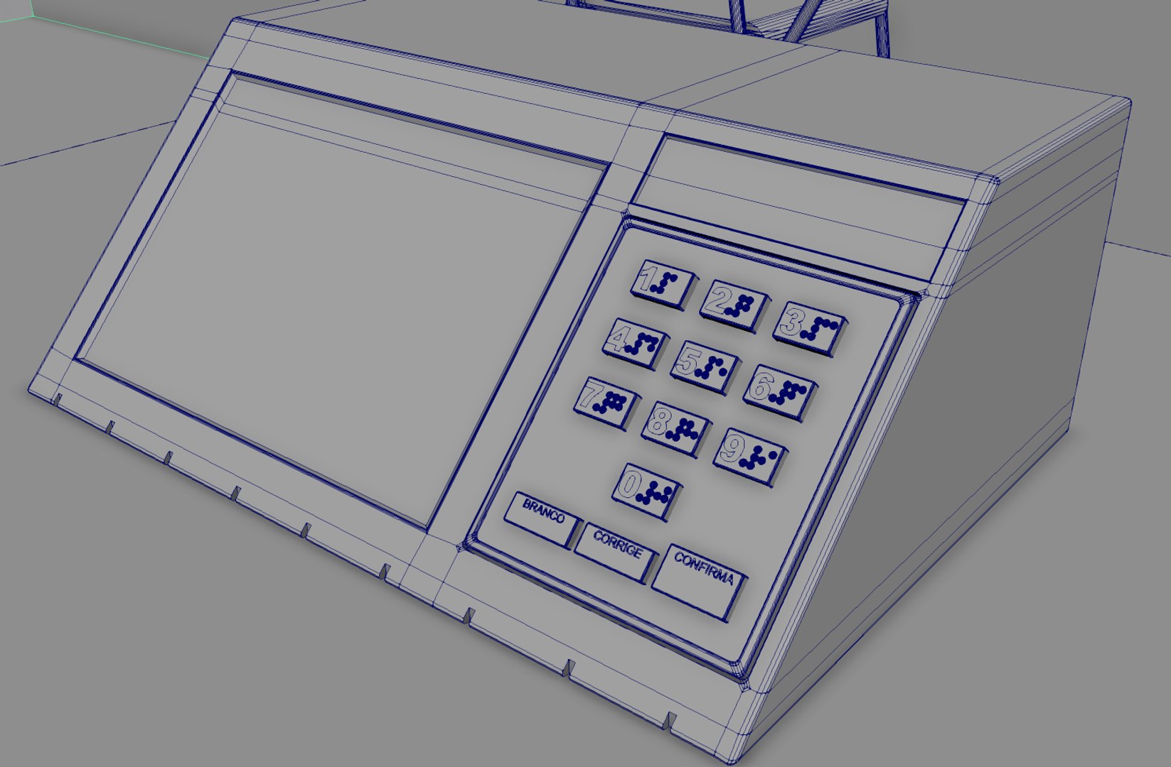 3D brazilian electronic ballot model - TurboSquid 1623119