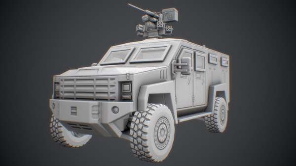 3D LENCO G2 MILITARY FRANCE CAMO model - TurboSquid 1727281