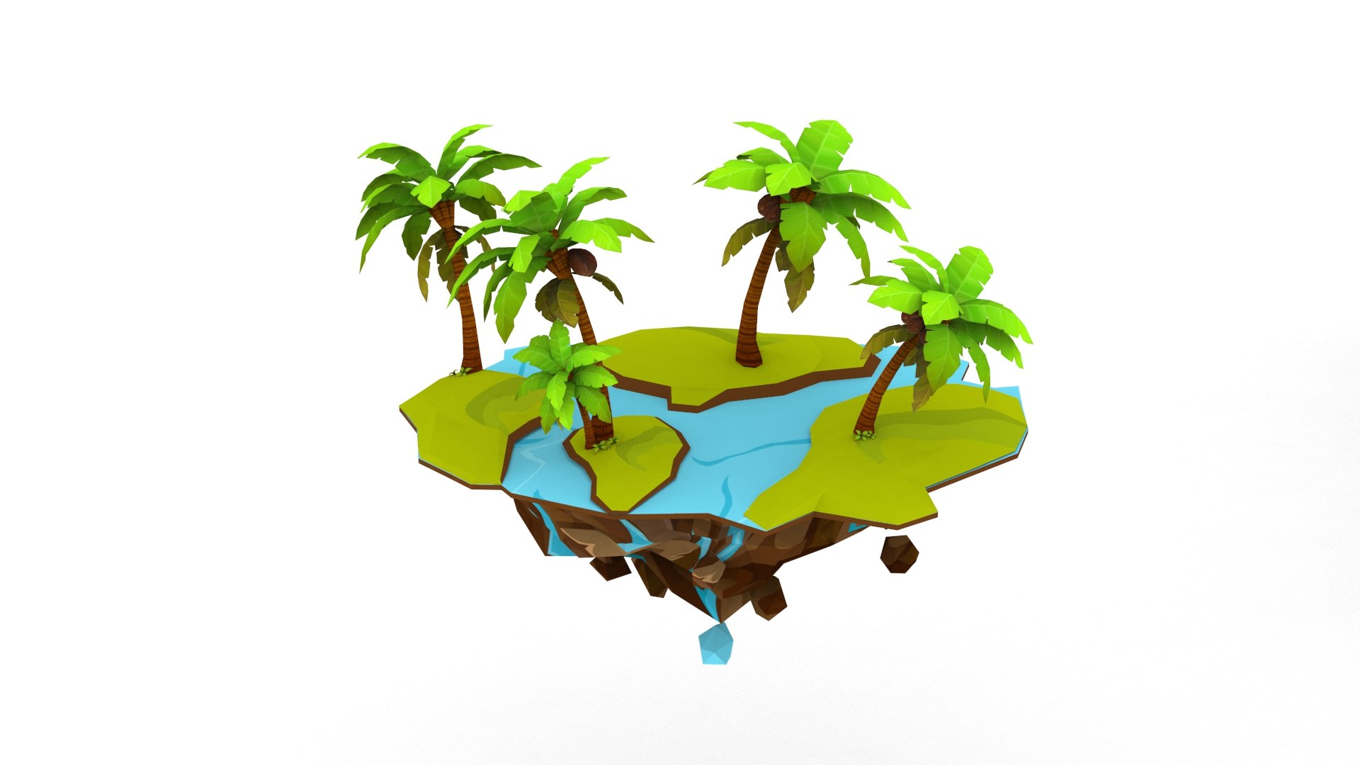Island 1 3D - TurboSquid 2074836
