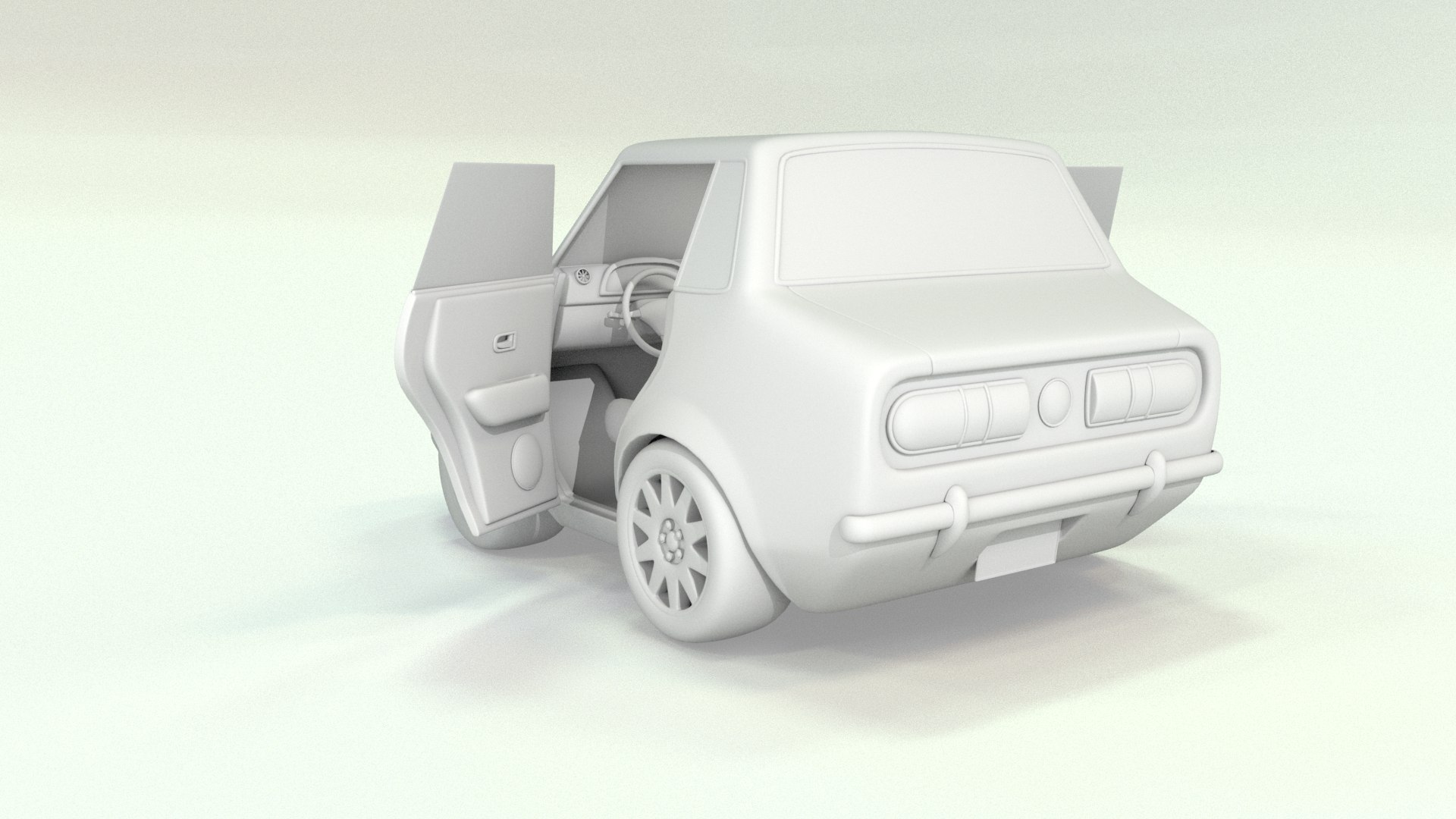 3D Cartoon Car 3D Model - TurboSquid 2334897