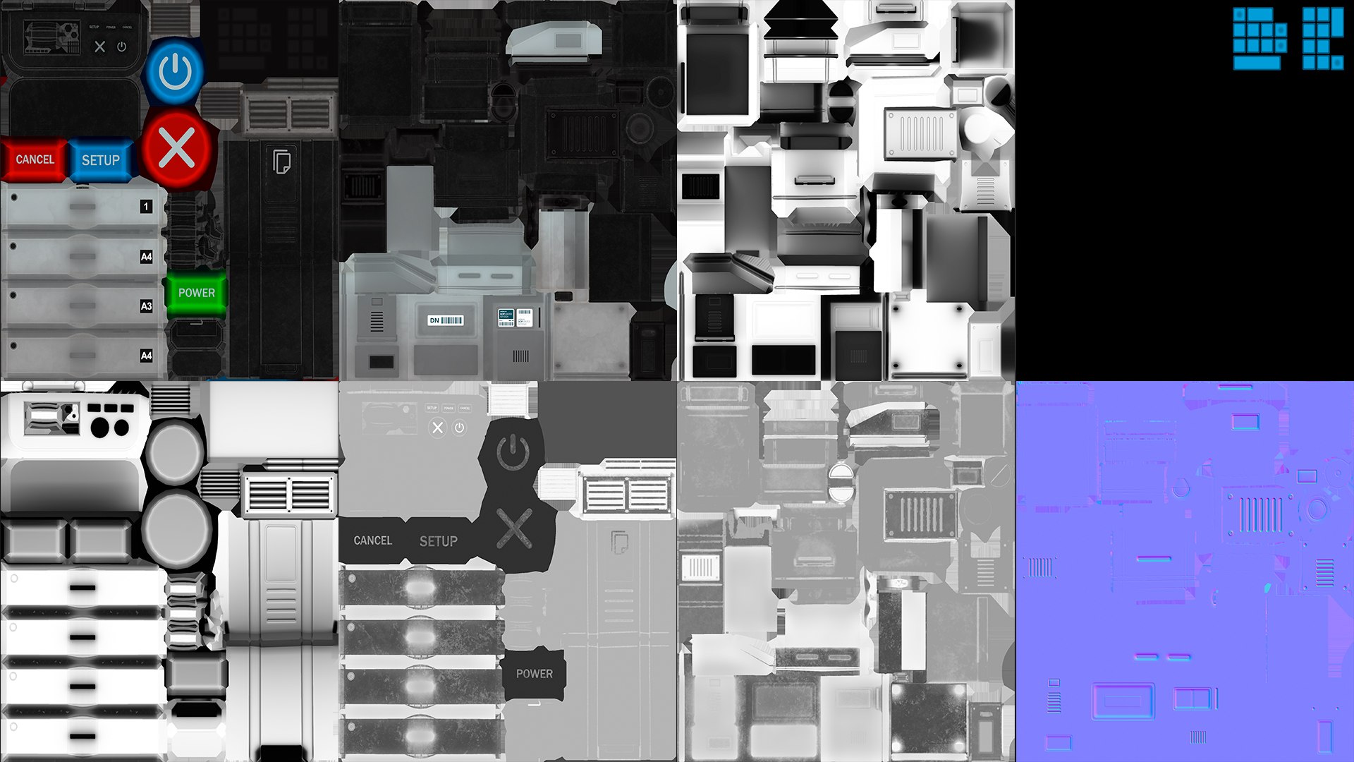 Photocopier 3D Model - TurboSquid 2419601