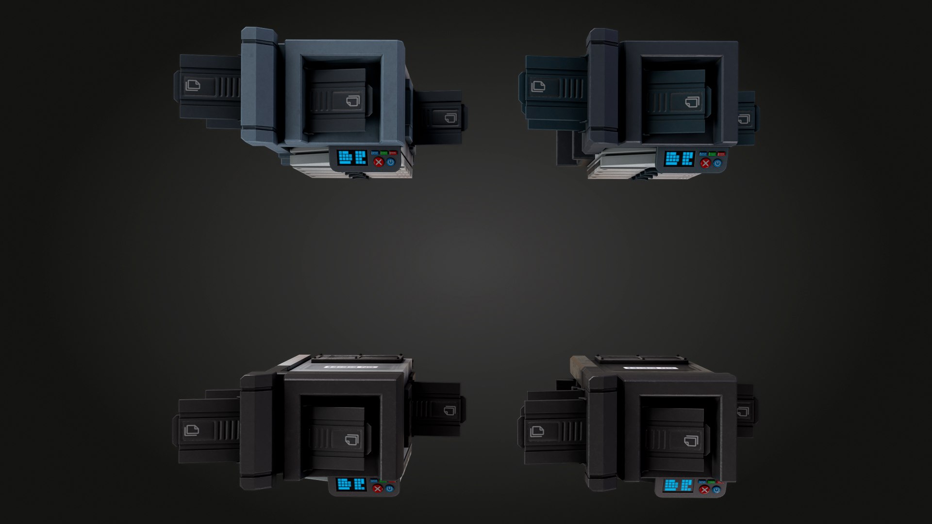 Photocopier 3D Model - TurboSquid 2419601