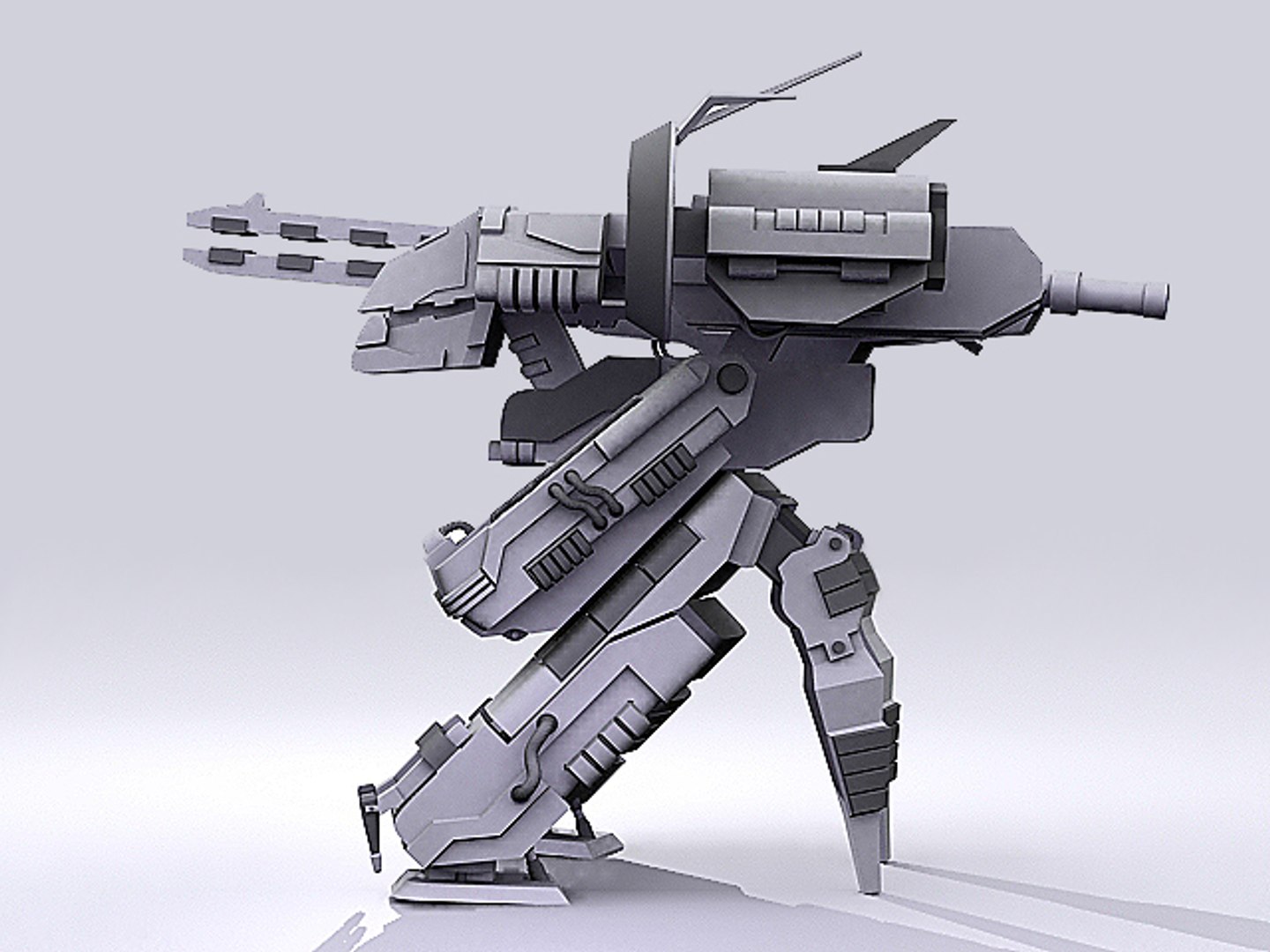3d Model Robot Metal Gear Rex