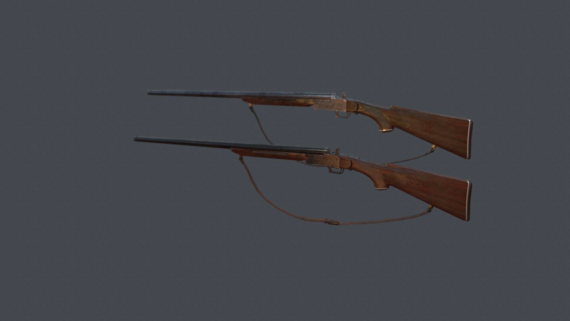 3ds Max Single Barrel Shotgun