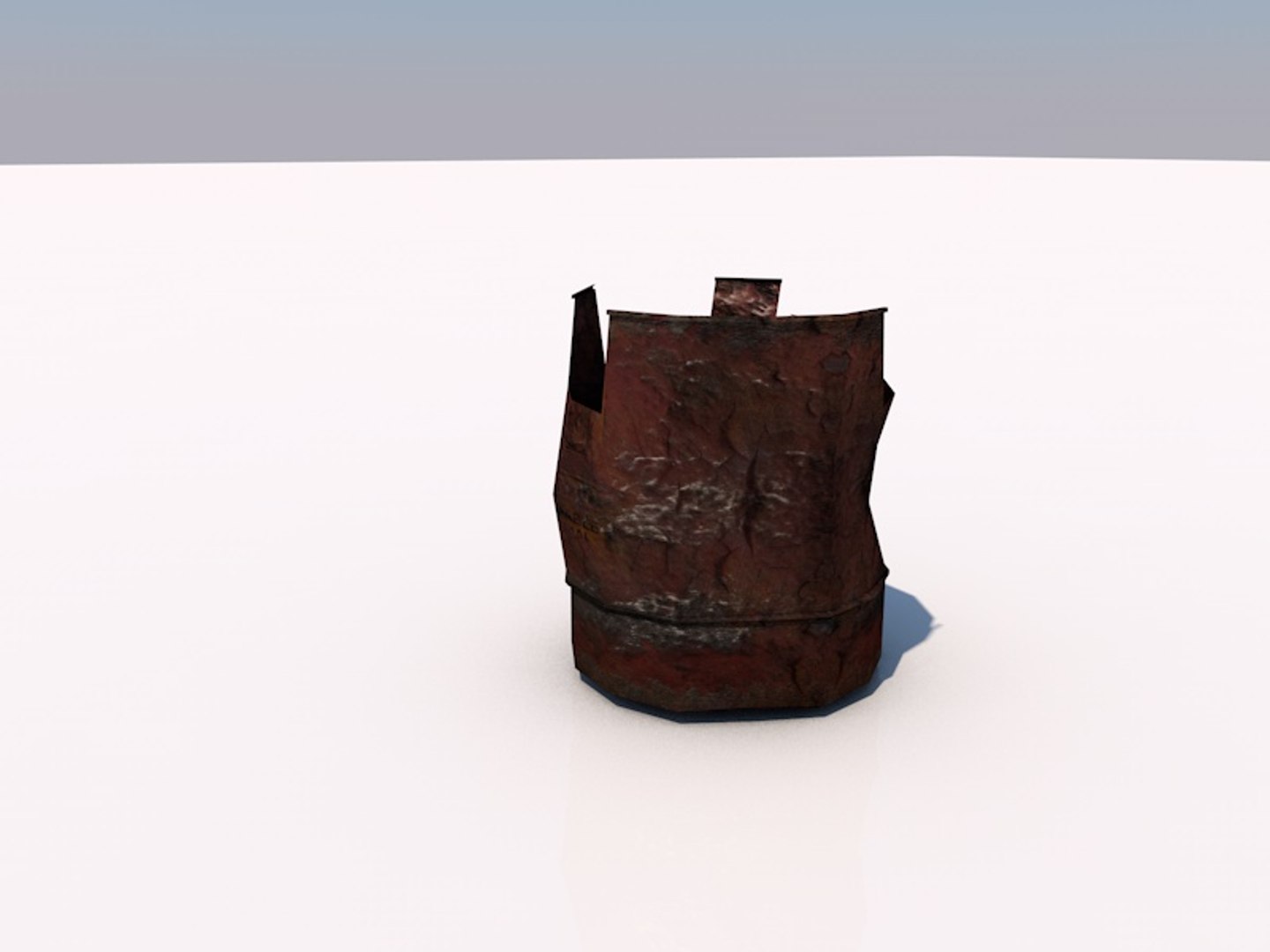 Free Explosive Barrel 3d Model