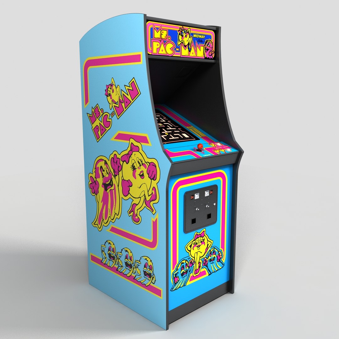 3d model arcade stand ups