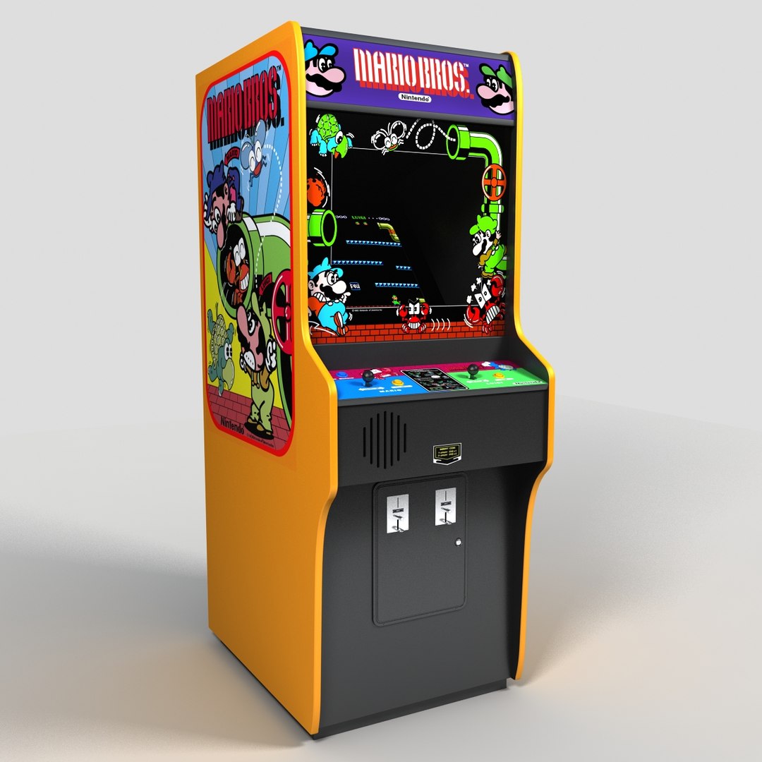 3d model arcade stand ups