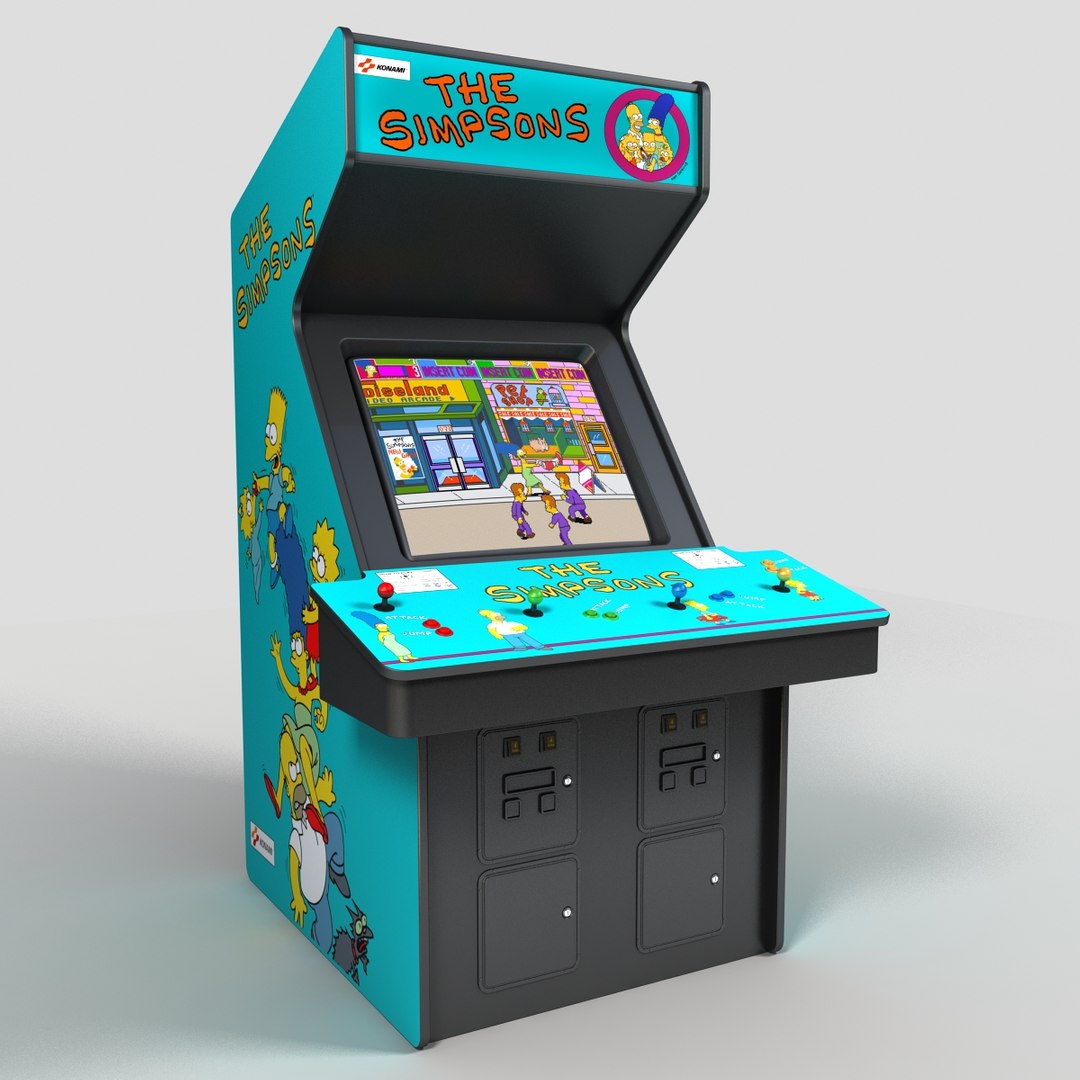 3d model arcade stand ups