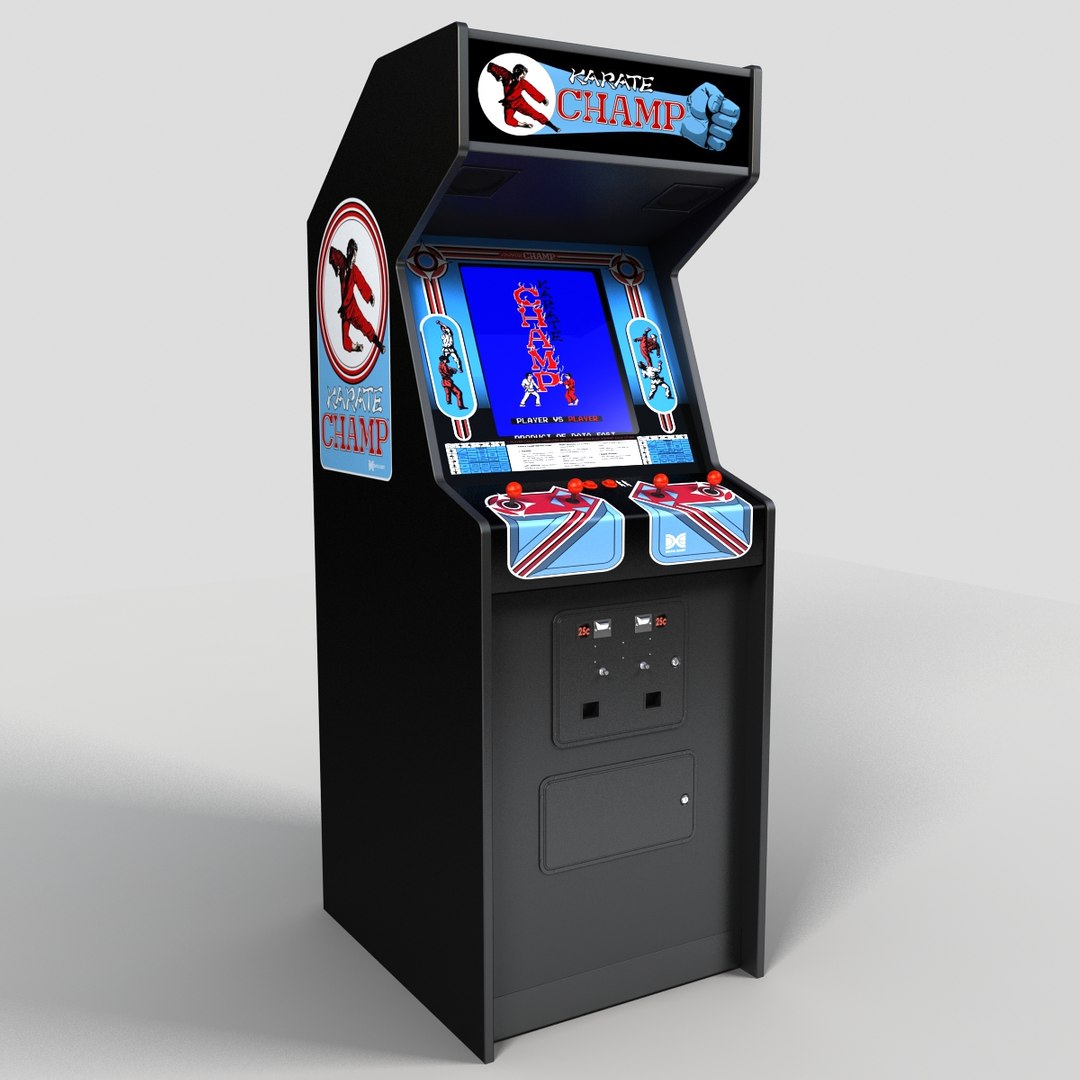 3d model arcade stand ups
