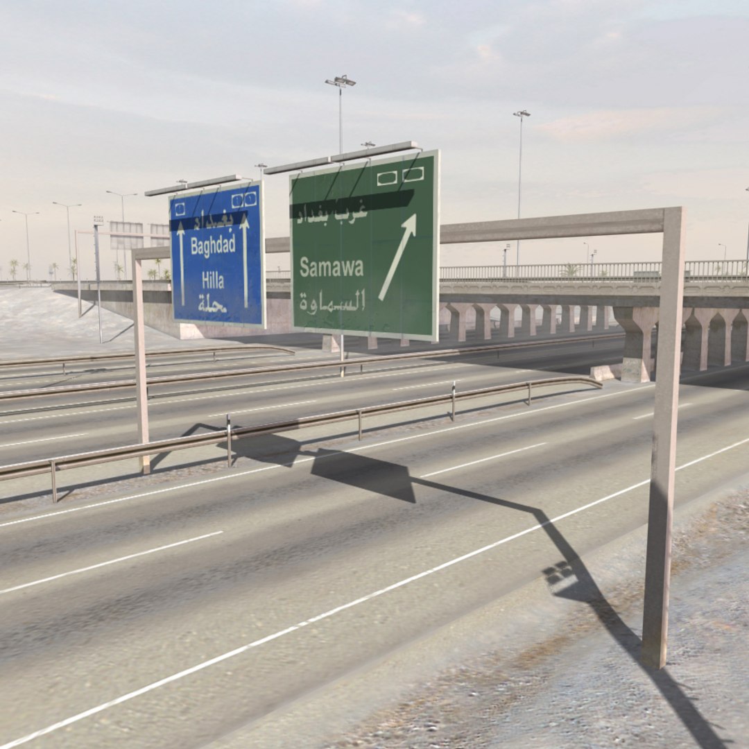 Arab Highway 3d Model