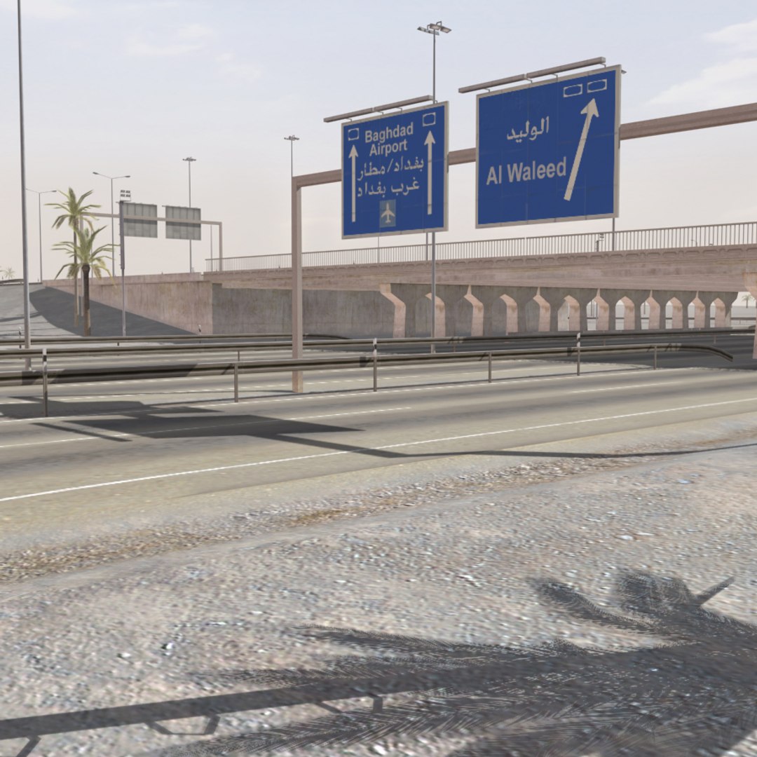 Arab Highway 3d Model