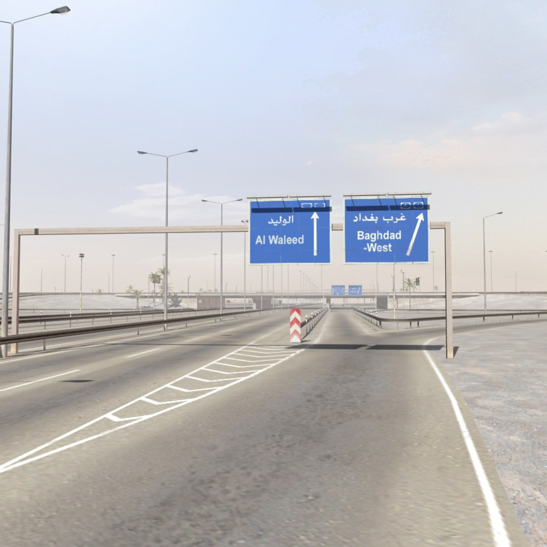 Arab Highway 3d Model