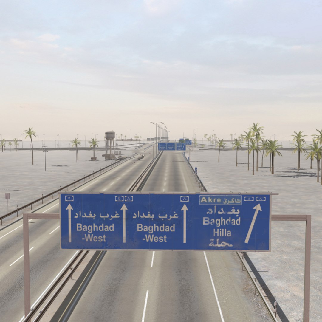 Arab Highway 3d Model