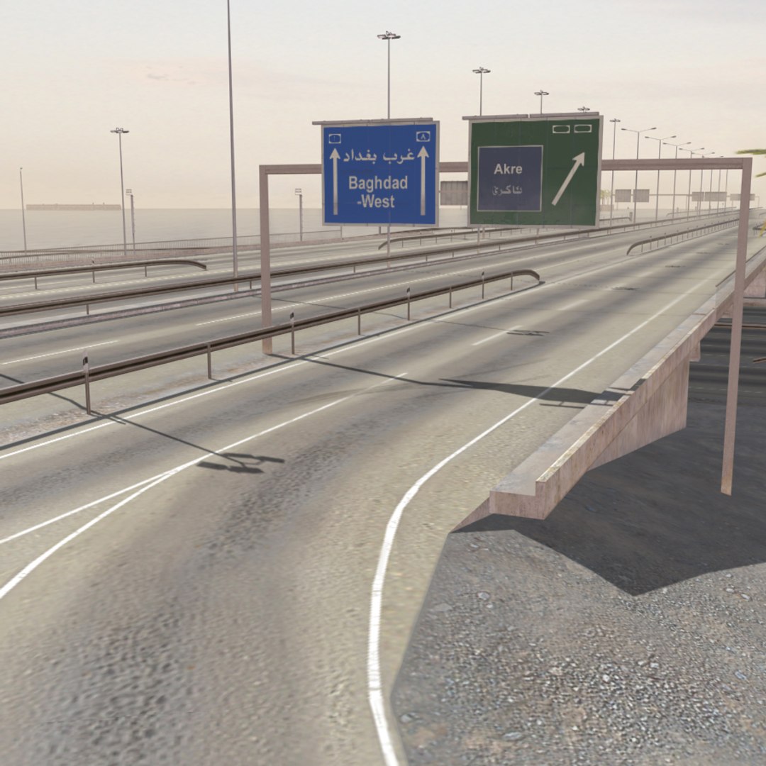 Arab Highway 3d Model