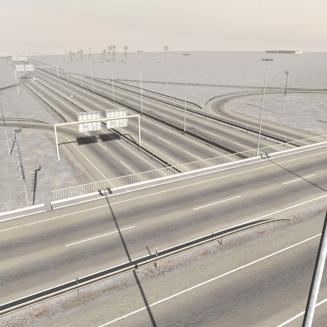 Arab Highway 3d Model