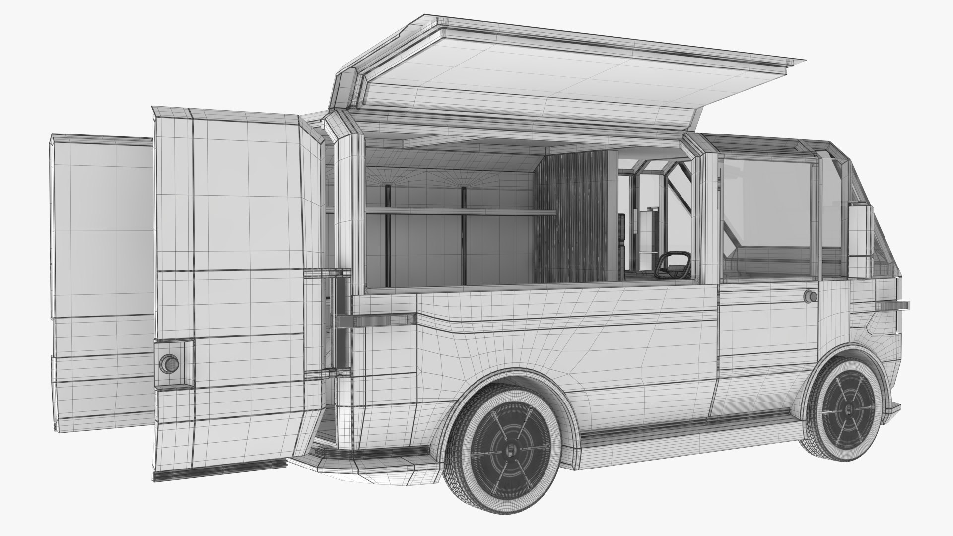 Multi Purpose Delivery Vehicle Model - TurboSquid 1908115