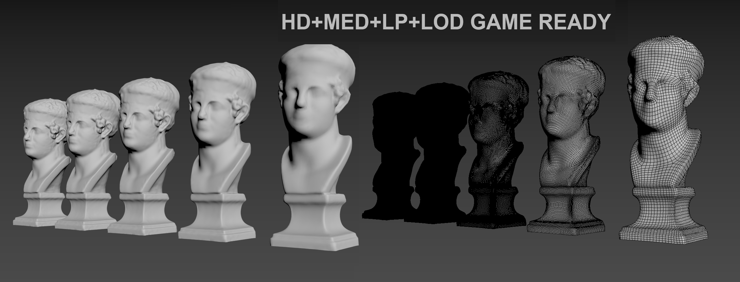 3D Renaissance Sculpture Masterpiece - TurboSquid 1753309