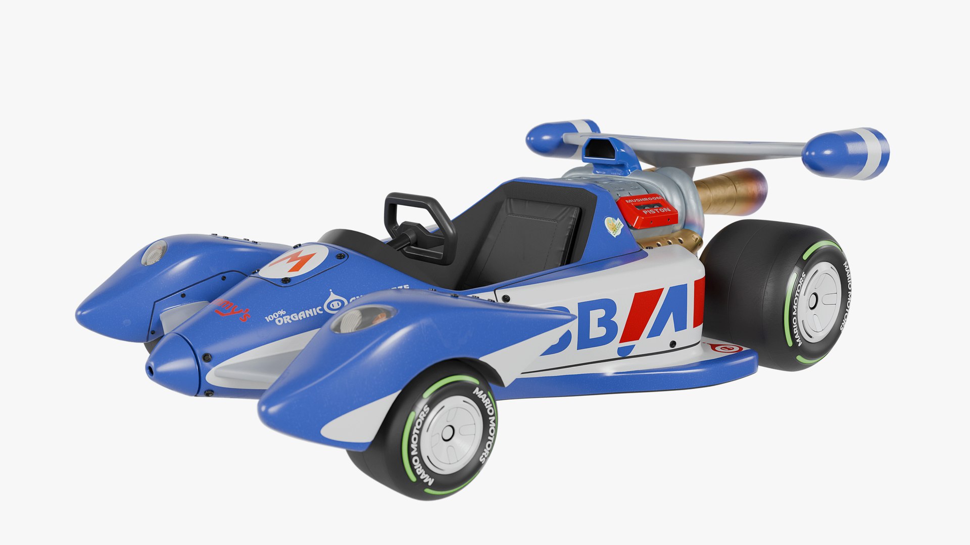 Mario Kart Deluxe Circuit Special Vehicle 8K 3D - TurboSquid 1847611